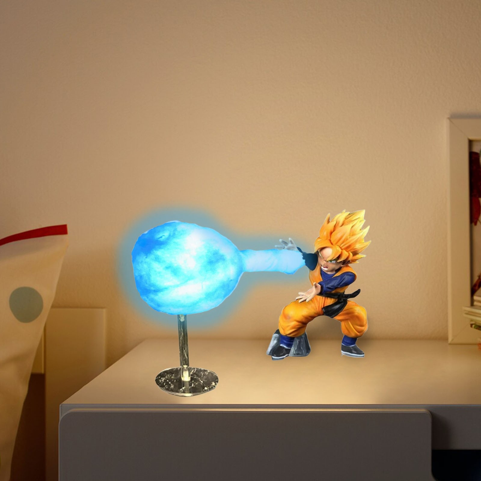 Dragon Ball Anime Character Night Light Figurine Decorative Led Lamp ...