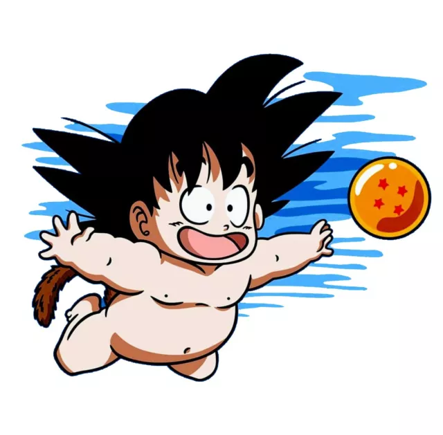 Dragon Ball Baby Goku Stickers Phone Decal Water Bottle Stickers Car ...