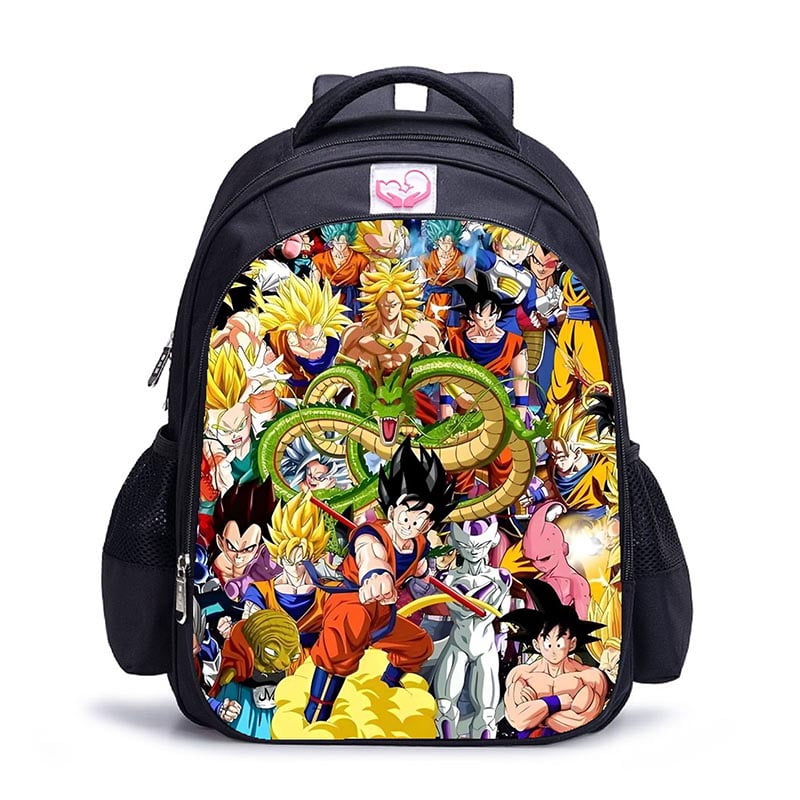 Dragon Ball Backpack 3D Cartoon printed schoolbag, large-capacity ...