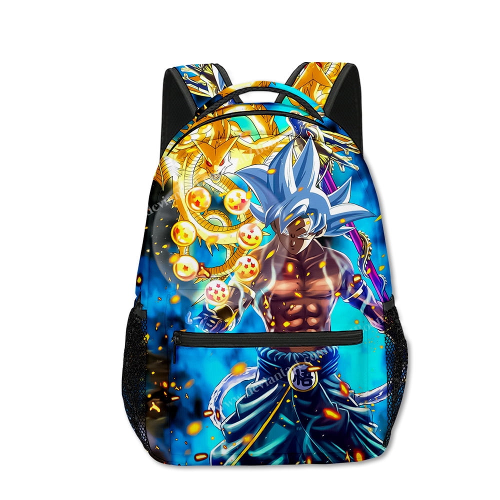 Dragon Ball Backpack Adjustable Straps Front Pocket Daypack Backpacks ...