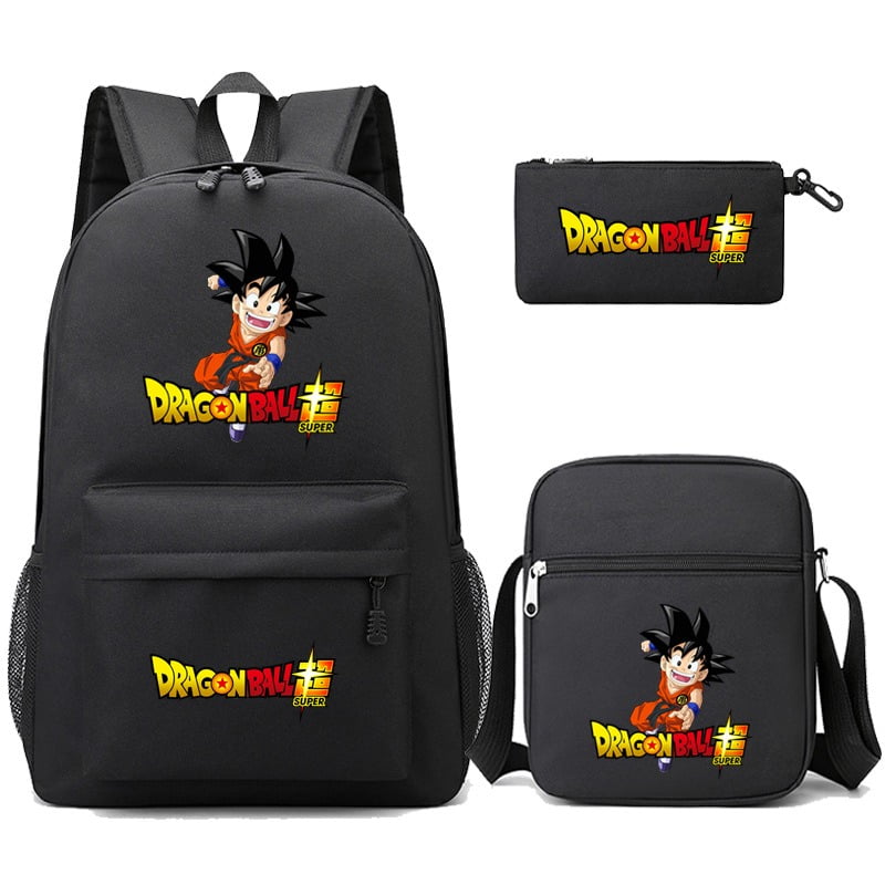 Dragon Ball Backpack Anime Wukong Lightweight Goku Set 3D Print Casual ...