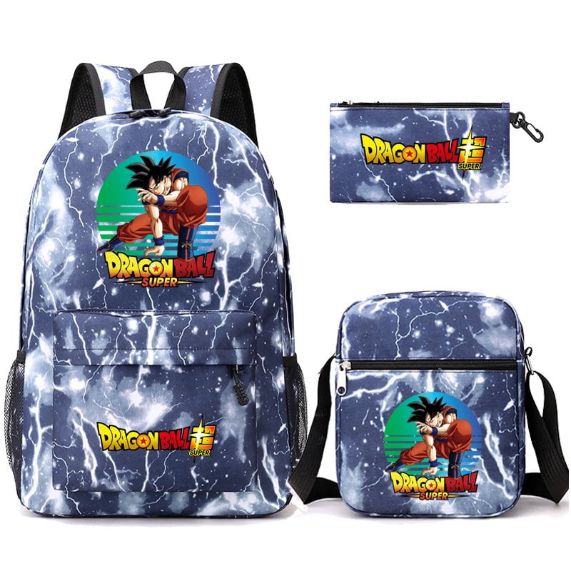 Dragon Ball Backpack Anime Wukong Lightweight Goku Set 3D Print Casual ...