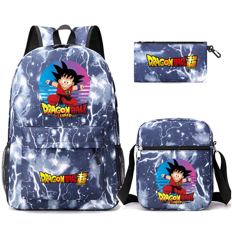 Dragon Ball Backpack Anime Wukong Lightweight Goku Set 3D Print Casual ...