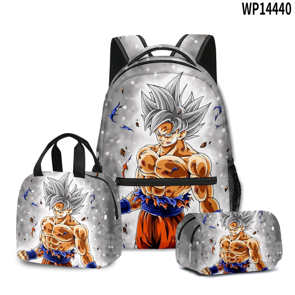 Dragon Ball Backpack| Gamer Black Rucksack | Green Creeper Zombie ...