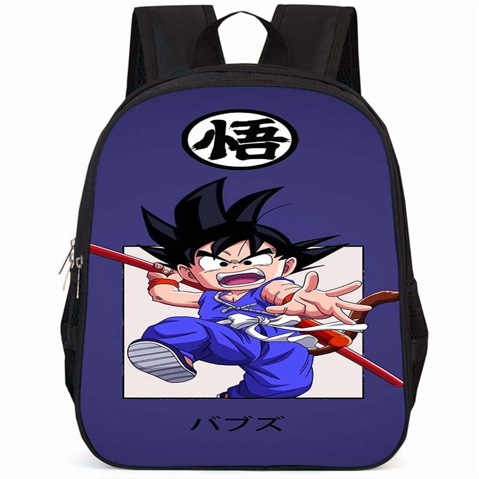 Dragon Ball Backpack| Gamer Black Rucksack | Green Creeper Zombie ...