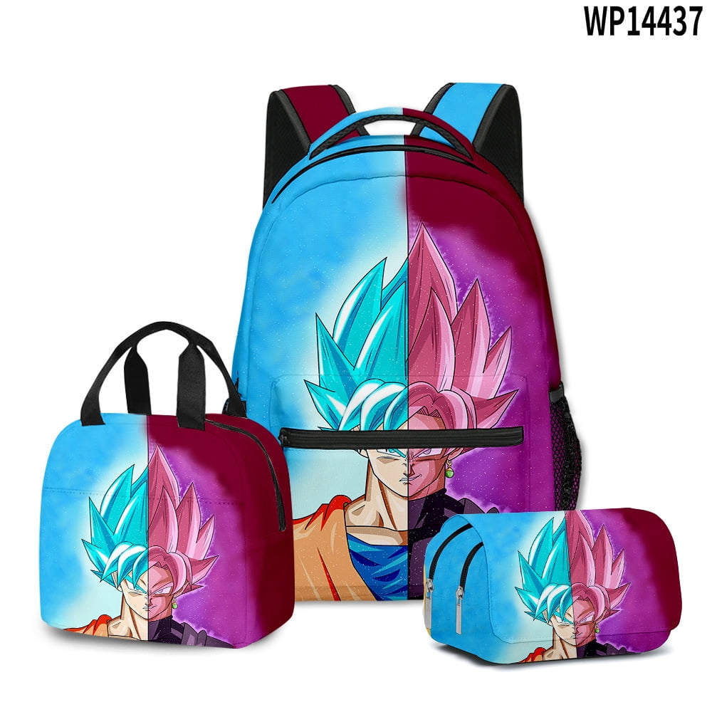 Dragon Ball Backpack| Gamer Black Rucksack | Green Creeper Zombie ...