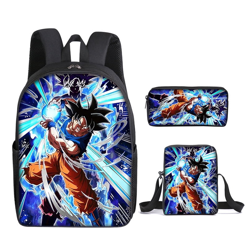 Dragon Ball Backpack| Gamer Black Rucksack | Green Creeper Zombie ...