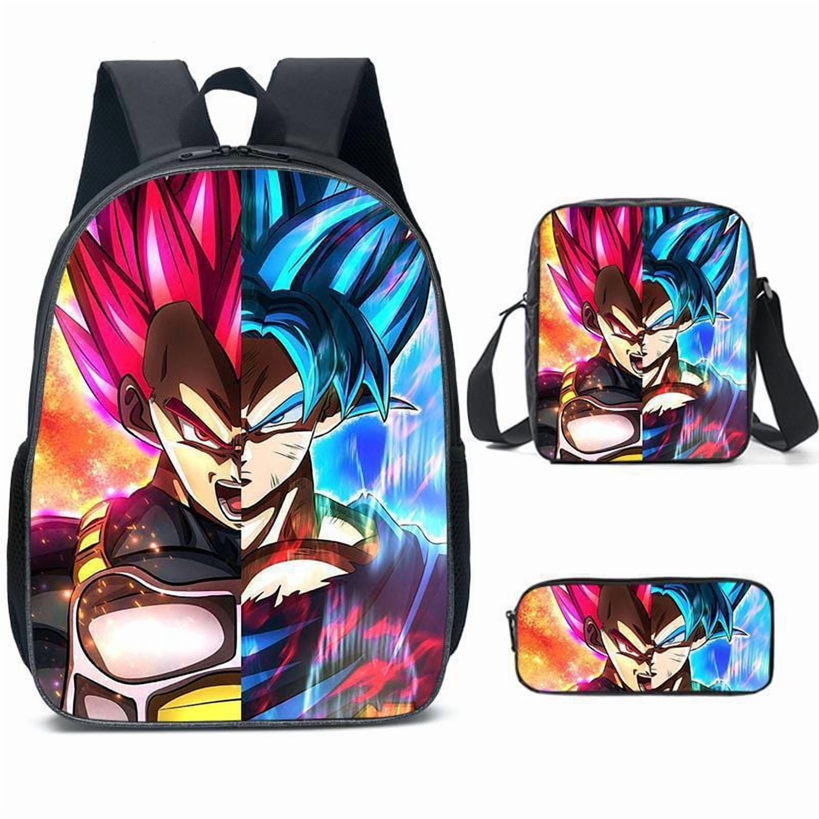 Dragon Ball Backpack| Gamer Black Rucksack | Green Creeper Zombie ...
