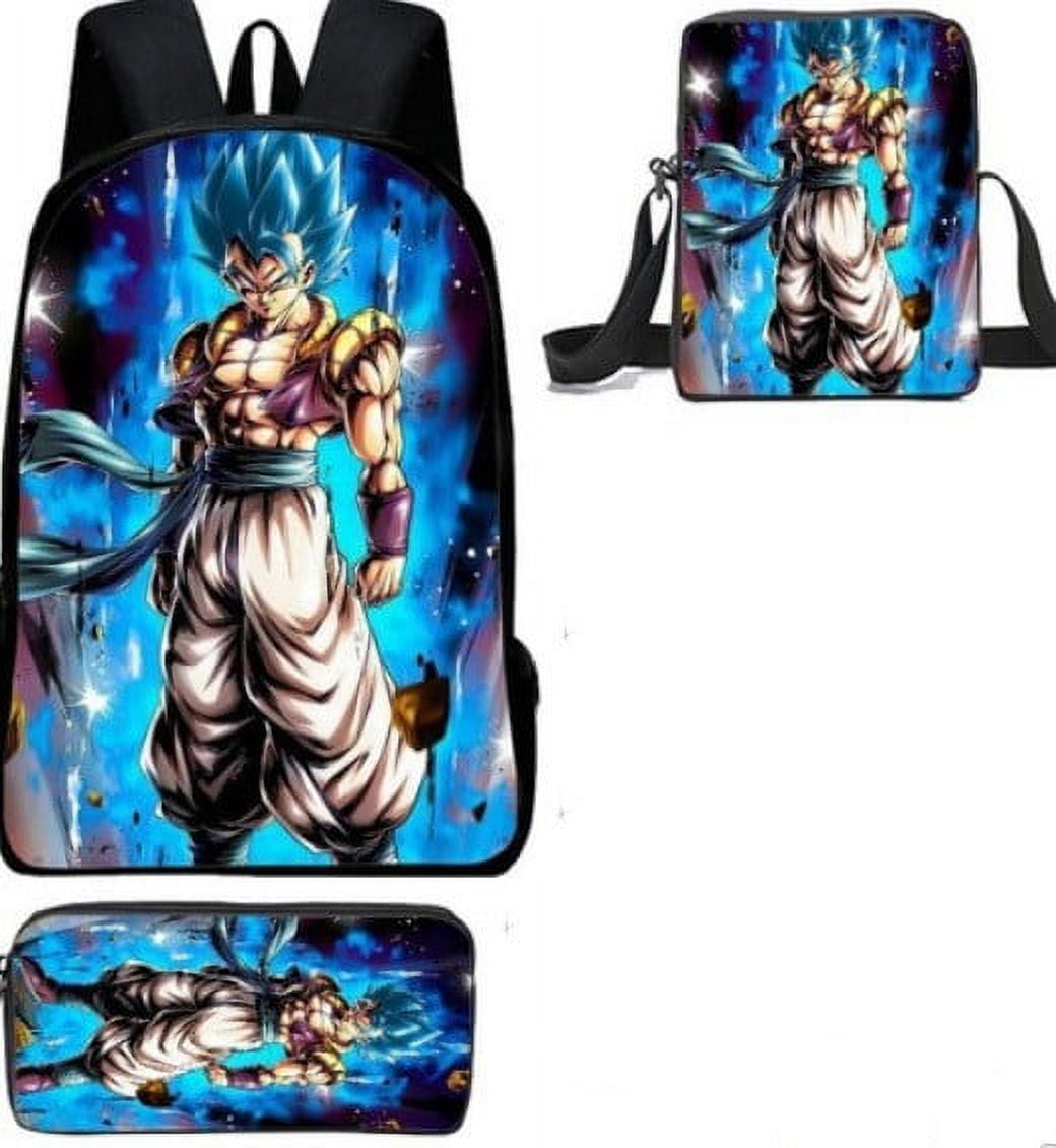 Dragon Ball Backpack| Gamer Black Rucksack | Green Creeper Zombie ...