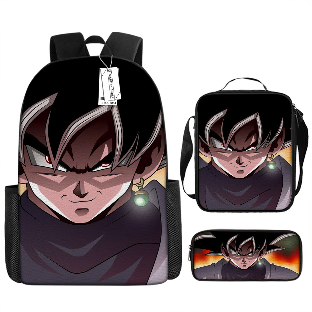 Dragon Ball Backpack| Gamer Black Rucksack | Green Creeper Zombie ...