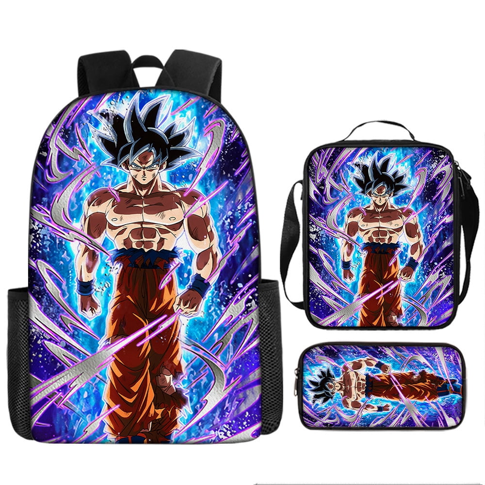 Dragon Ball Backpack| Gamer Black Rucksack | Green Creeper Zombie ...