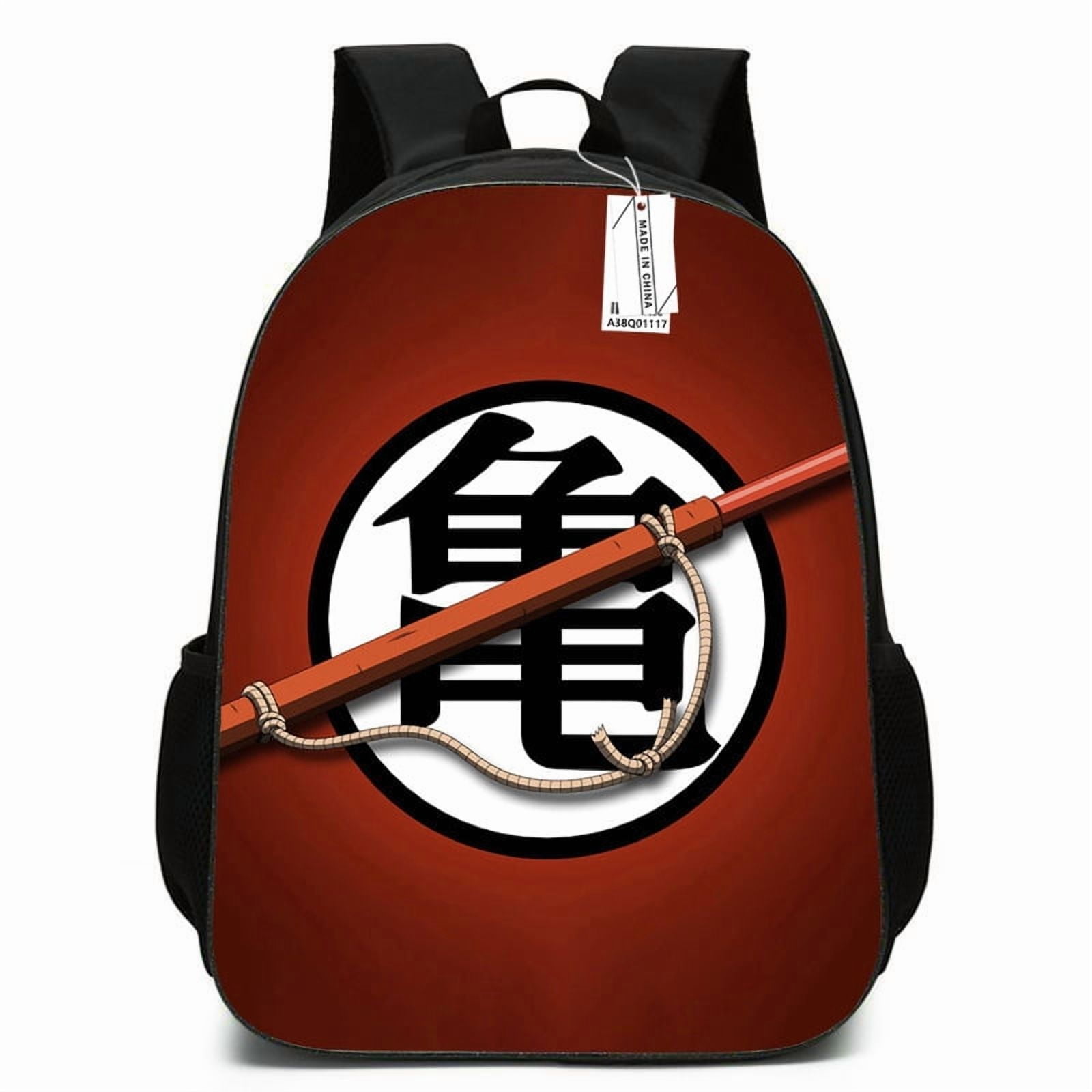 Dragon Ball Backpack| Gamer Black Rucksack | Green Creeper Zombie ...