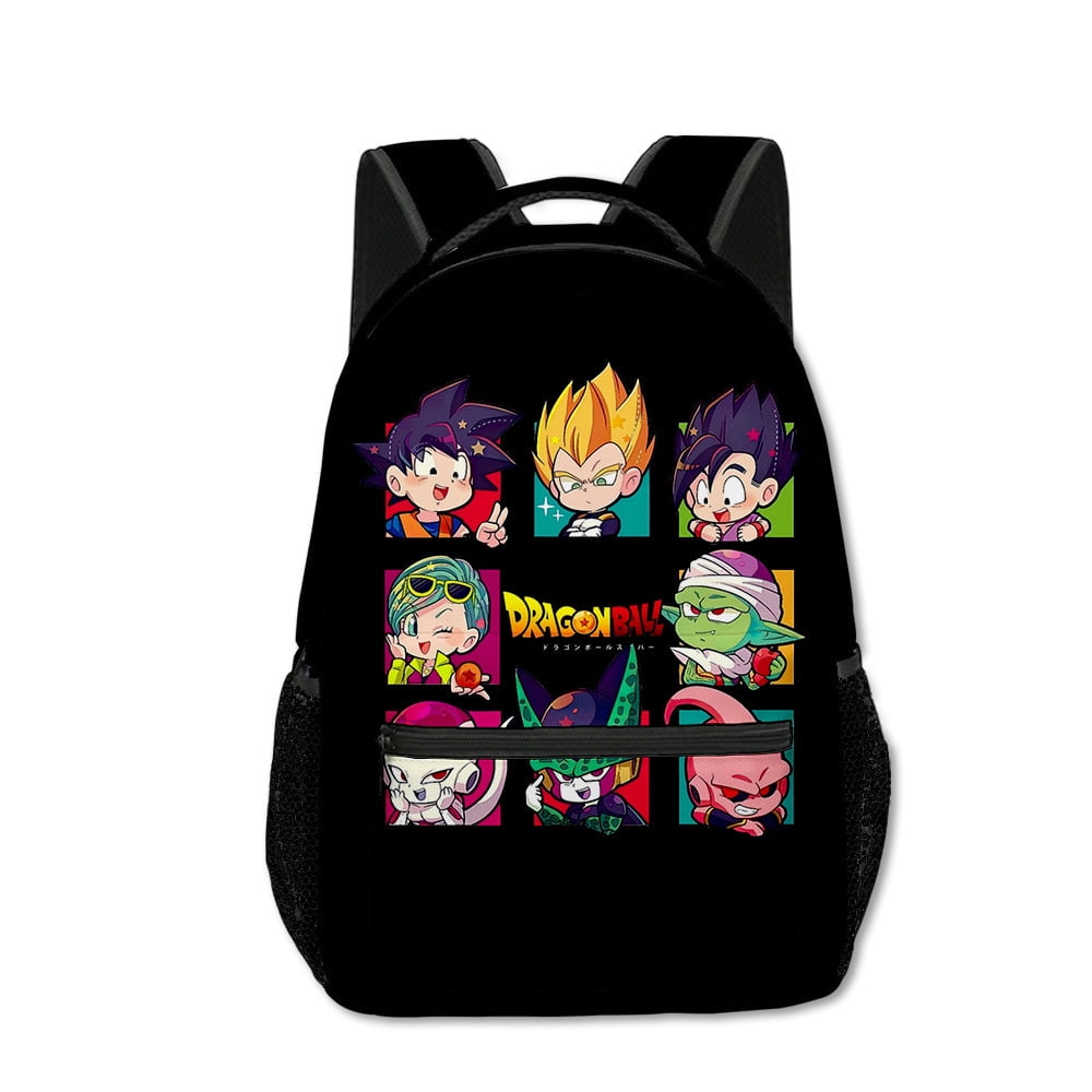 Dragon Ball Backpack| Gamer Black Rucksack | Green Creeper Zombie ...