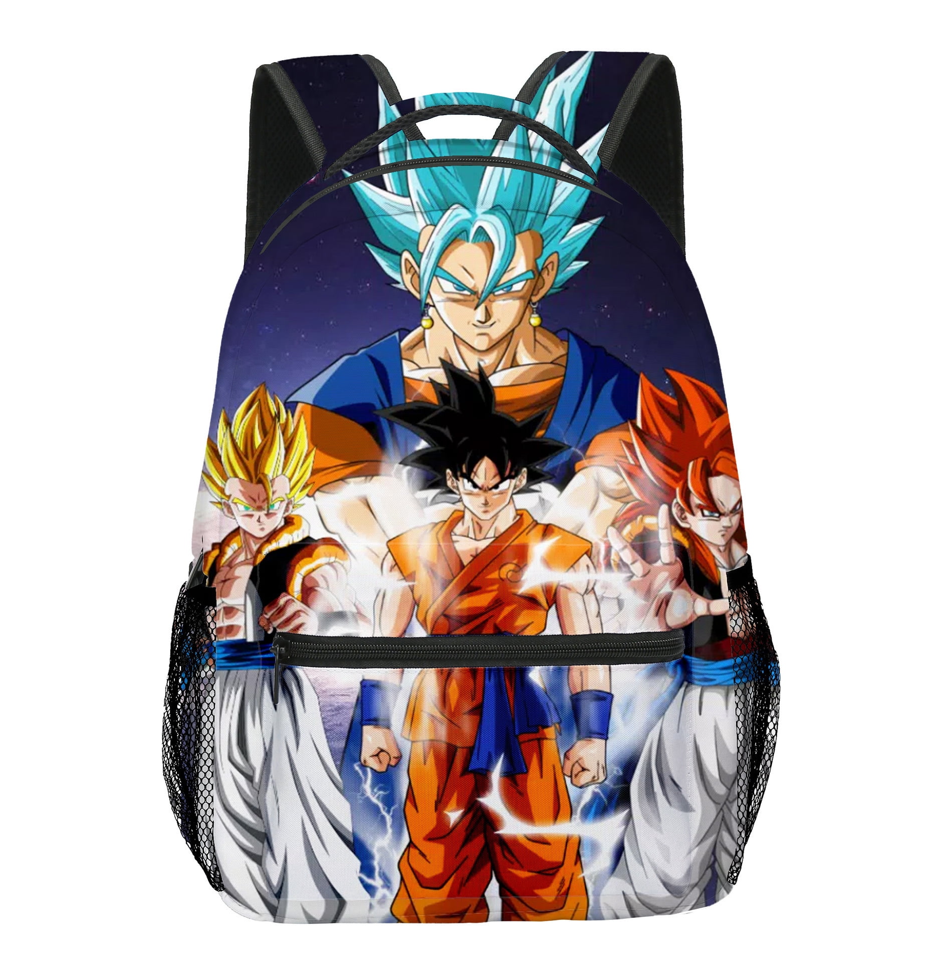 Dragon Ball Backpack| Gamer Black Rucksack | Green Creeper Zombie ...