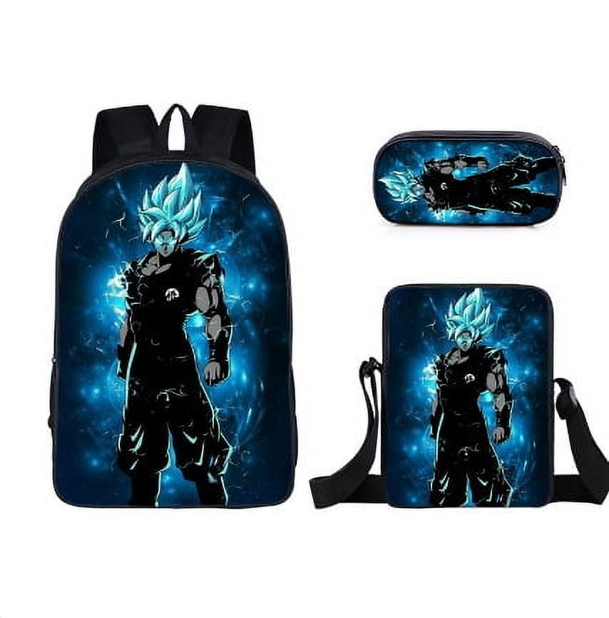 Dragon Ball Backpack| Gamer Black Rucksack | Green Creeper Zombie ...