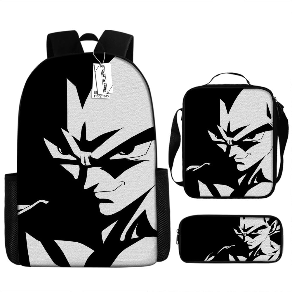 Dragon Ball Backpack| Gamer Black Rucksack | Green Creeper Zombie ...