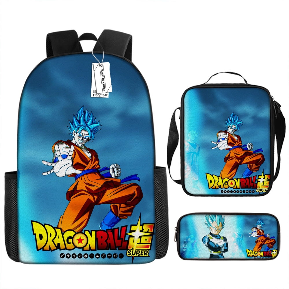 Dragon Ball Backpack| Gamer Black Rucksack | Green Creeper Zombie ...