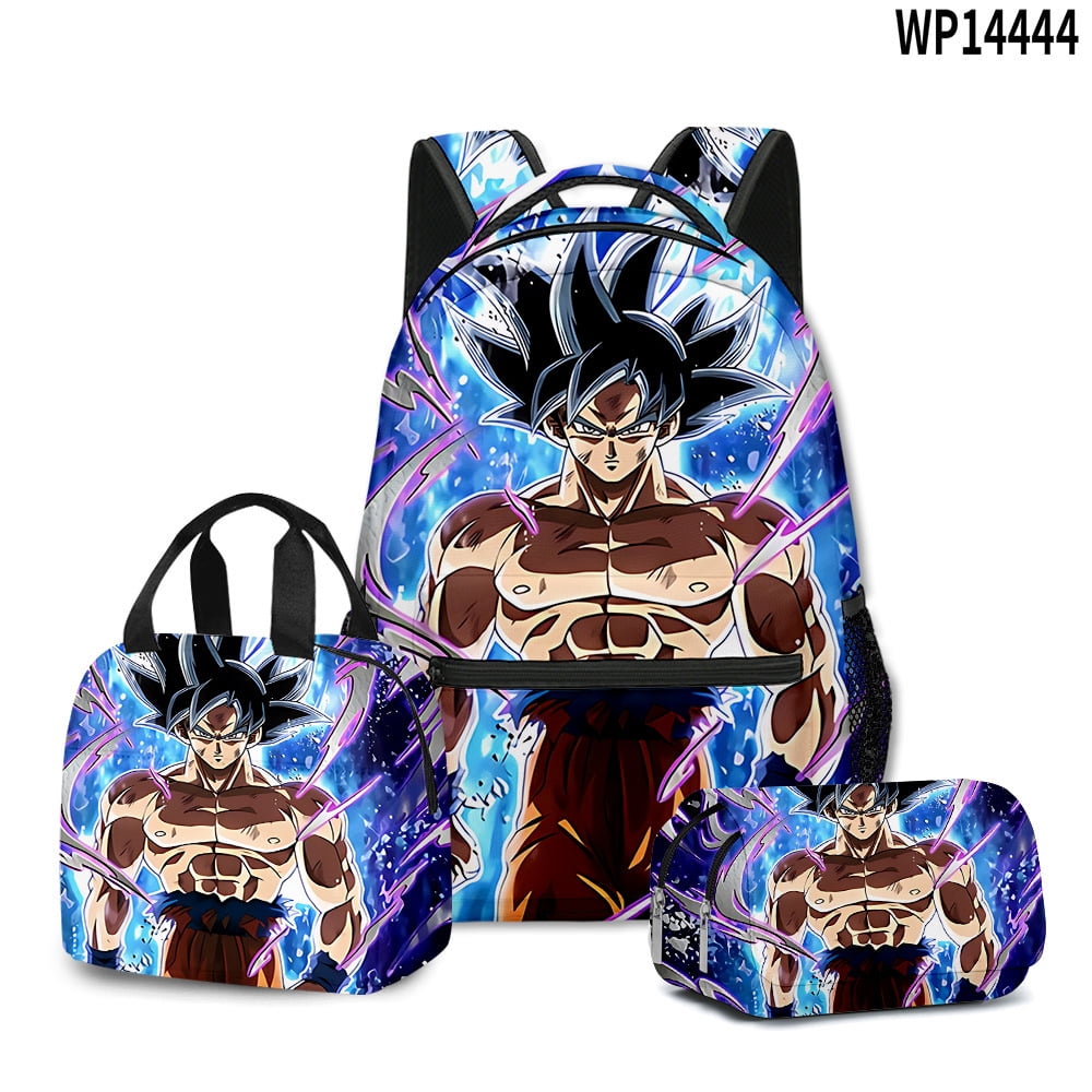 Dragon Ball Backpack| Gamer Black Rucksack | Green Creeper Zombie ...
