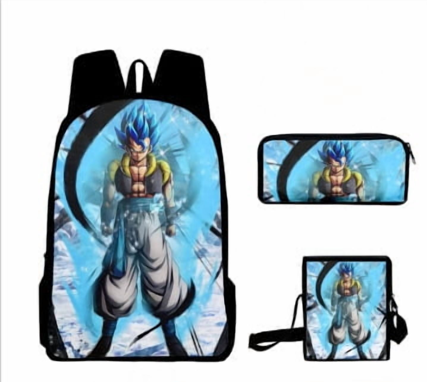 Dragon Ball Backpack| Gamer Black Rucksack | Green Creeper Zombie ...