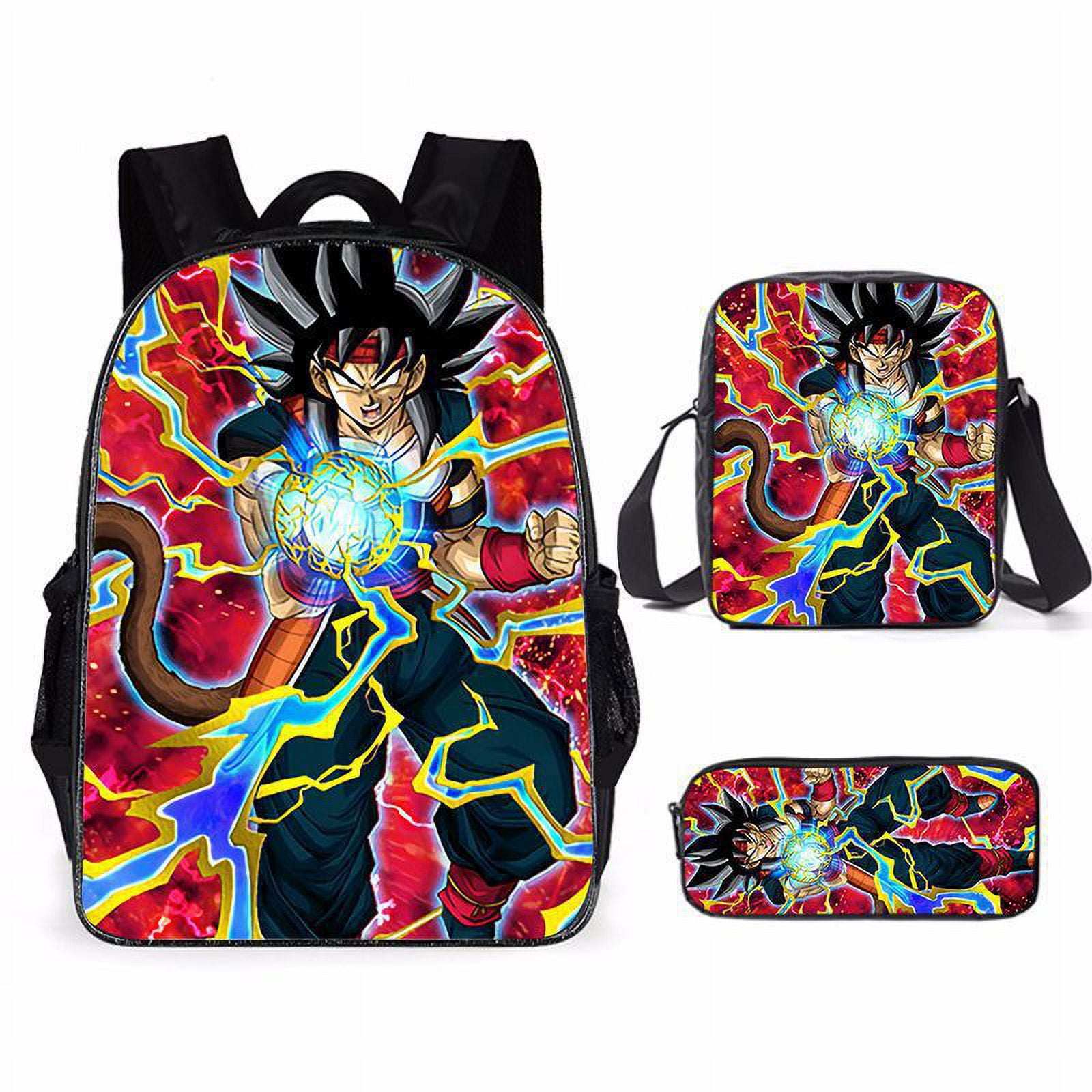 Dragon Ball Backpack| Gamer Black Rucksack | Green Creeper Zombie ...