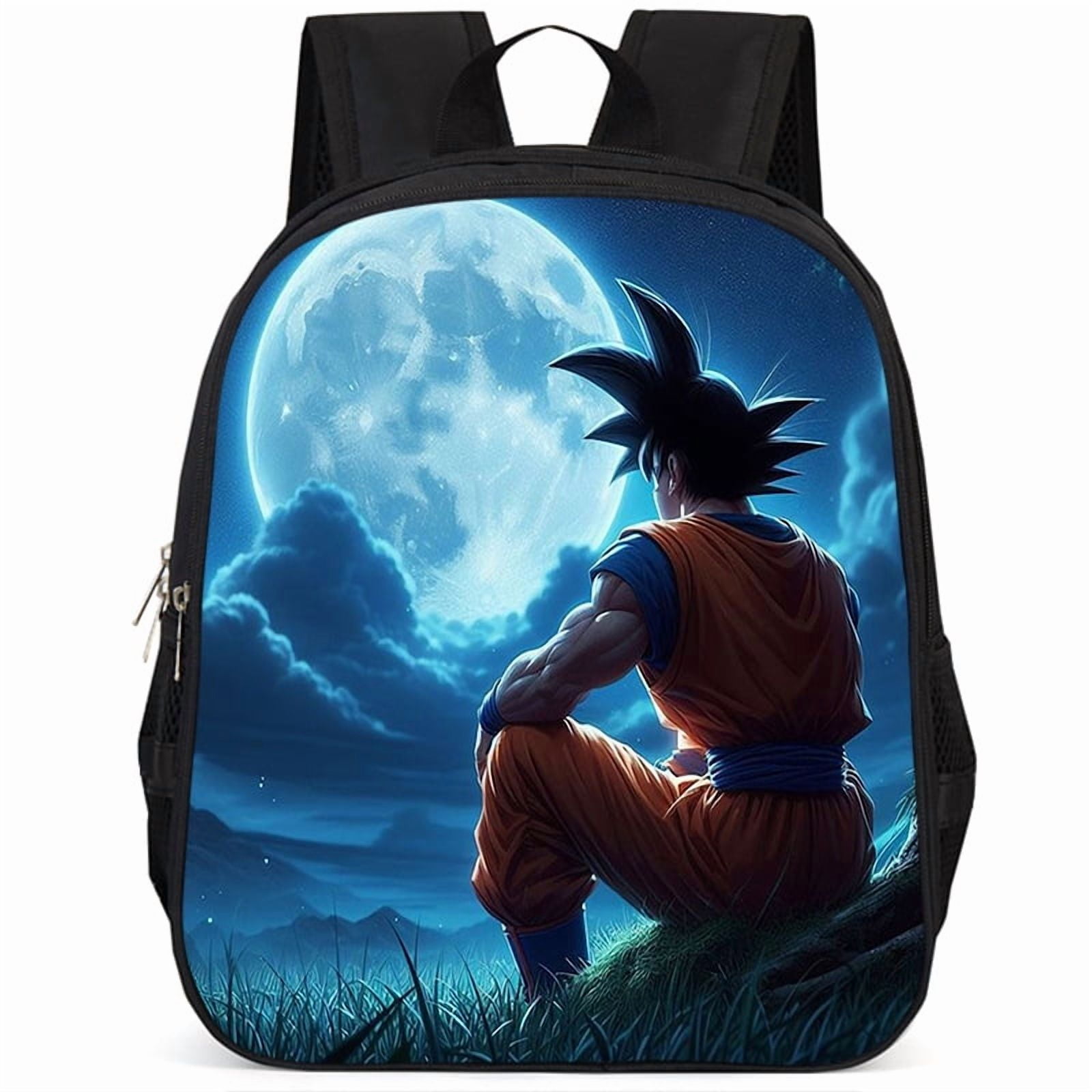 Dragon Ball Backpack| Gamer Black Rucksack | Green Creeper Zombie ...