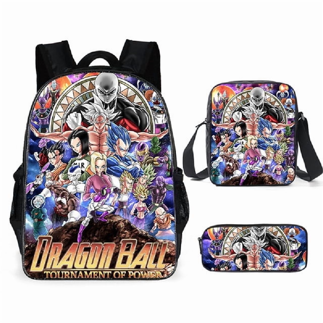 Dragon Ball Backpack| Gamer Black Rucksack | Green Creeper Zombie ...