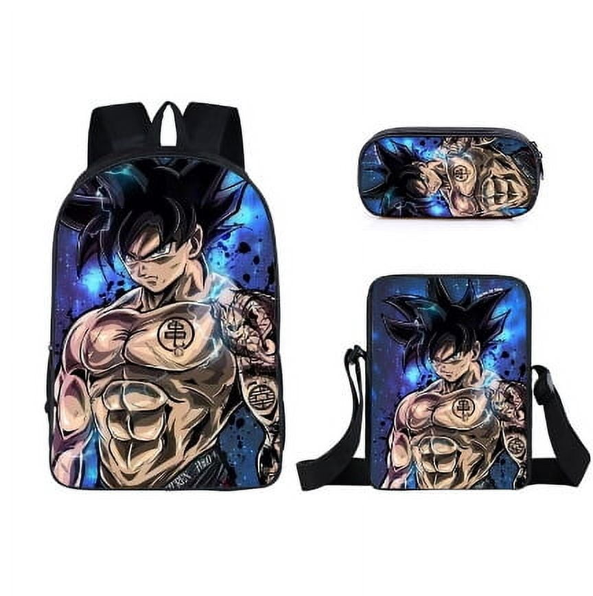 Dragon Ball Backpack| Gamer Black Rucksack | Green Creeper Zombie ...