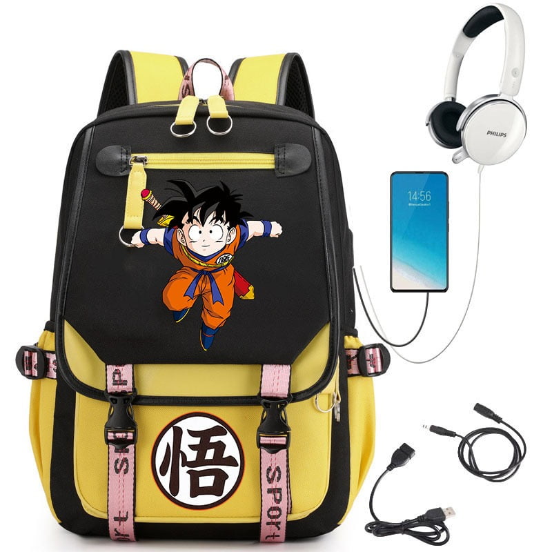 Dragon Ball Backpack Men Women Cartoon Back Anime Wukong Back To ...