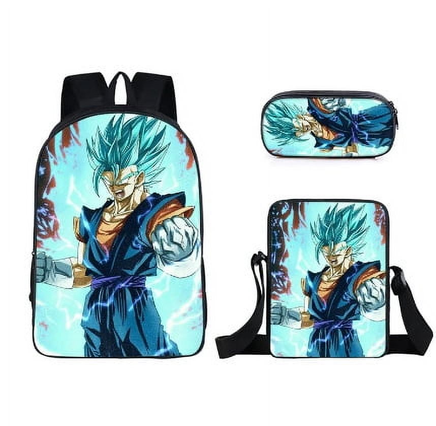 Dragon Ball Backpack Set,Casual SchoolBag with Lunch Bag Pencil Case ...
