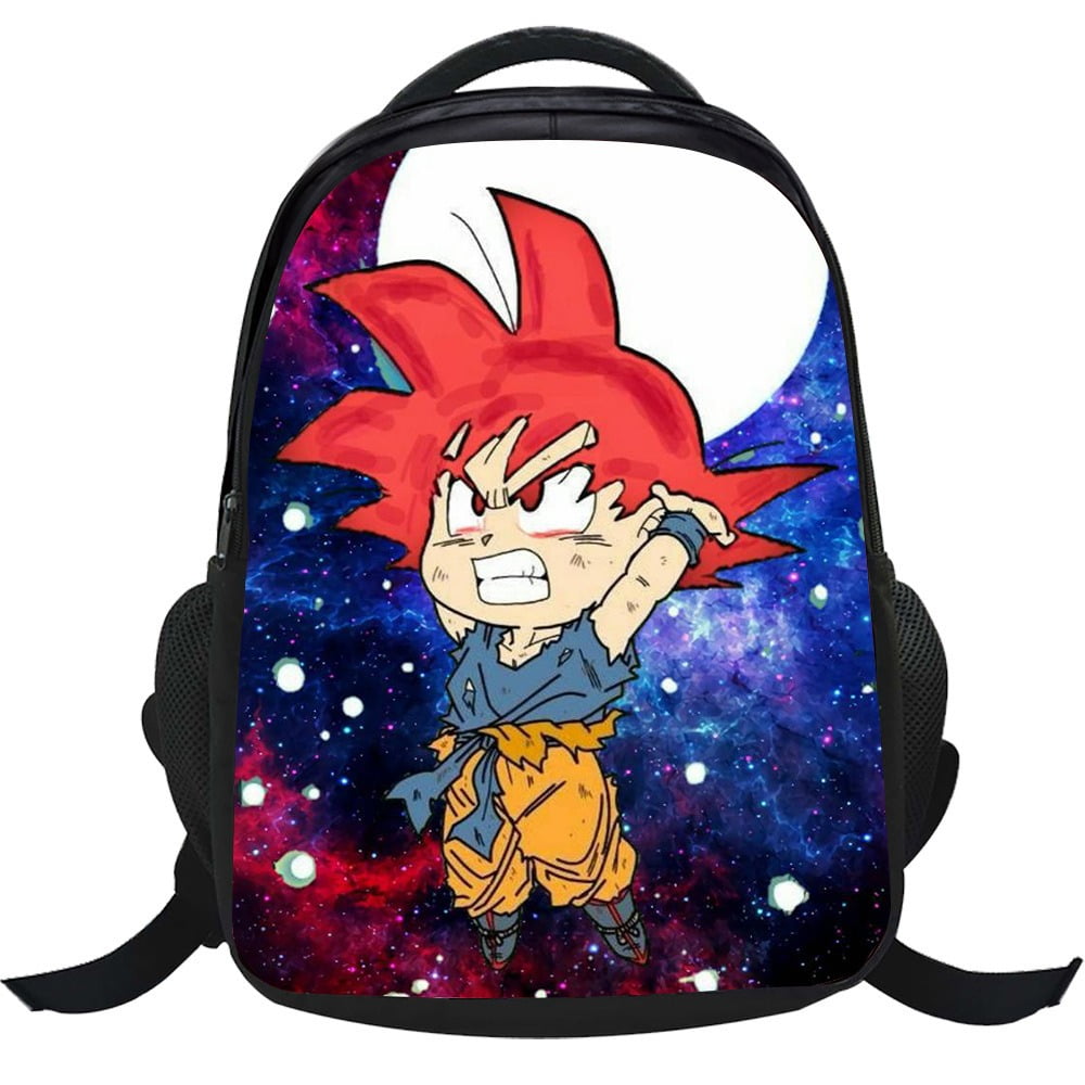 Dragon Ball Backpack Teen Anime Peripheral Cartoon Schoolbag Black ...