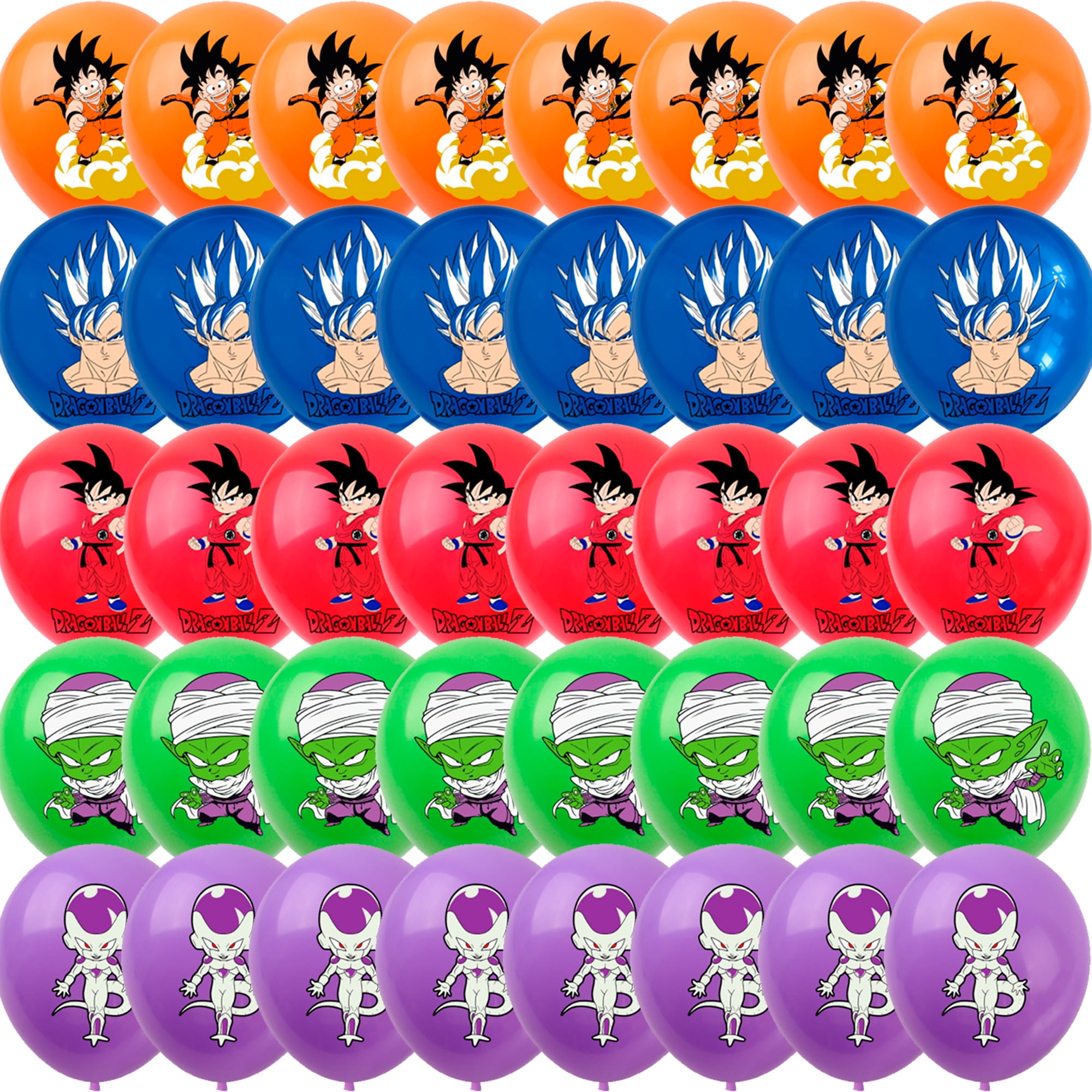 Dragon Ball Balloons 40pcs Dragon Z Balloons Dragon Ball Theme Party ...