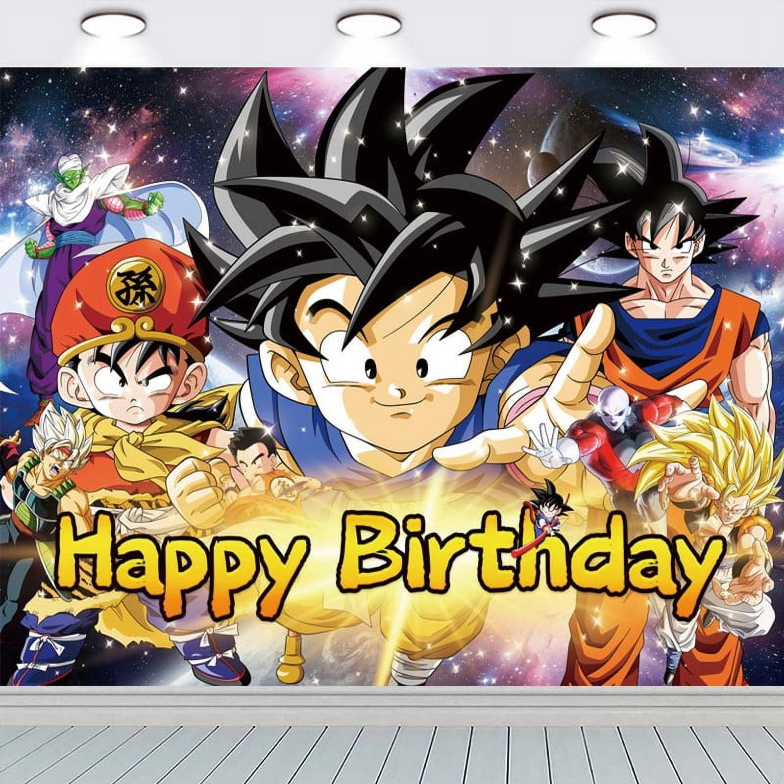 Dragon Ball Banner Backdrop Background Taspestry Wall Decor Birthday ...