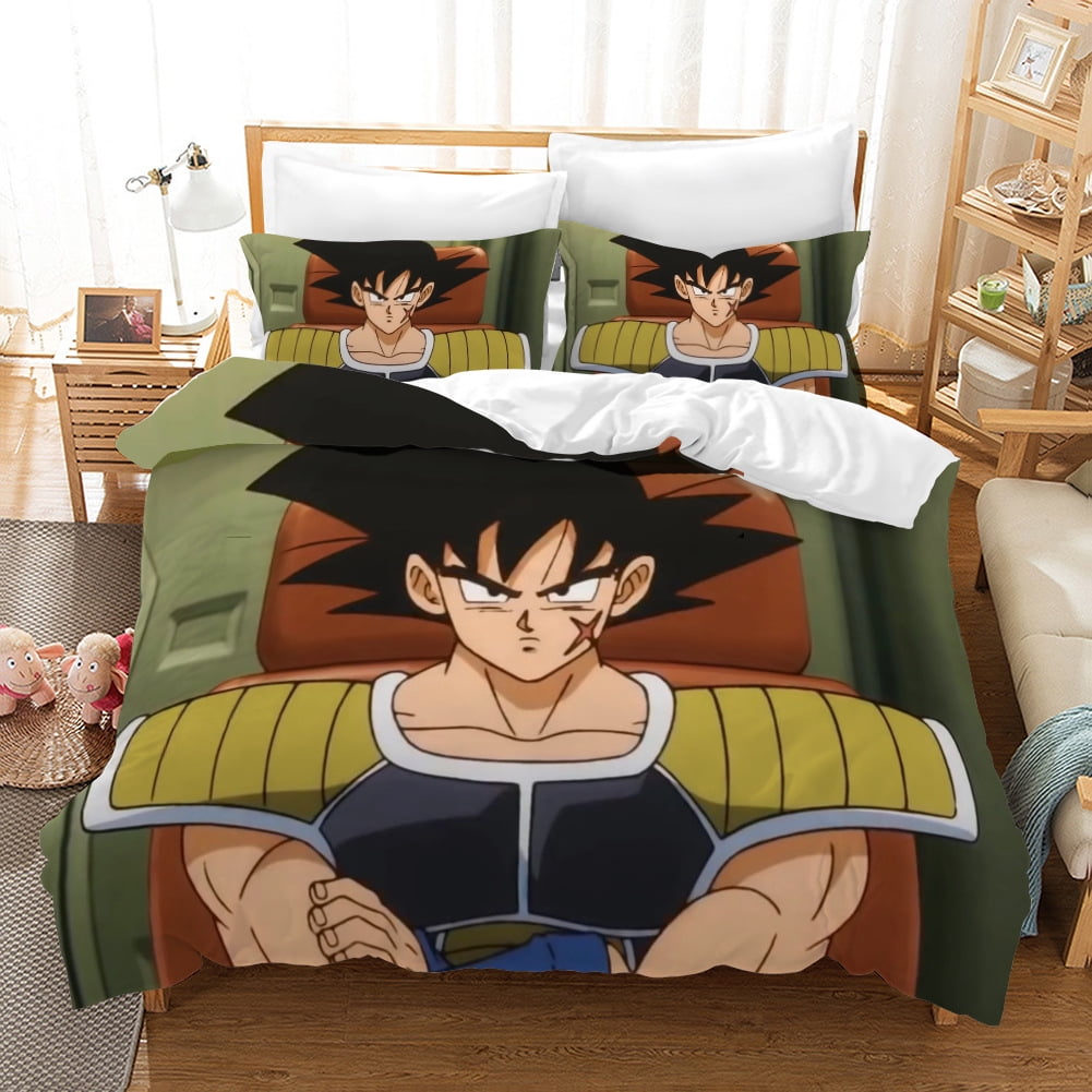 Dragon Ball Bedding 3 Set Vibrant Full-Color Anime Design with Dragon ...