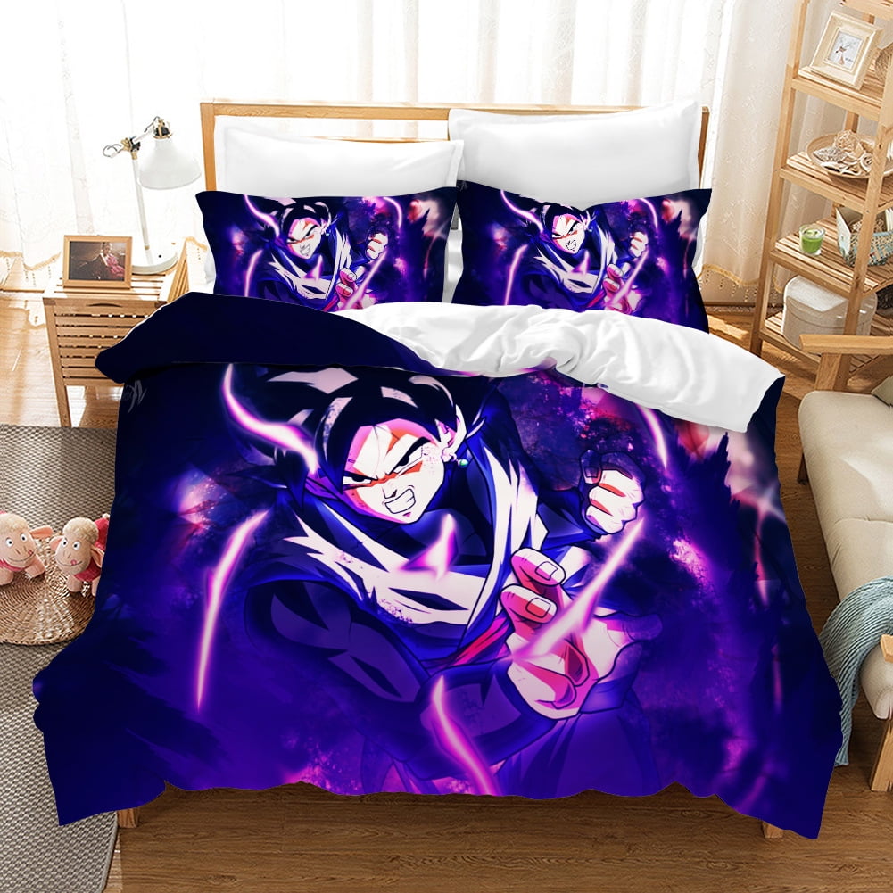 Dragon Ball Bedding 3 Set Vibrant Full-Color Anime Design with Dragon ...