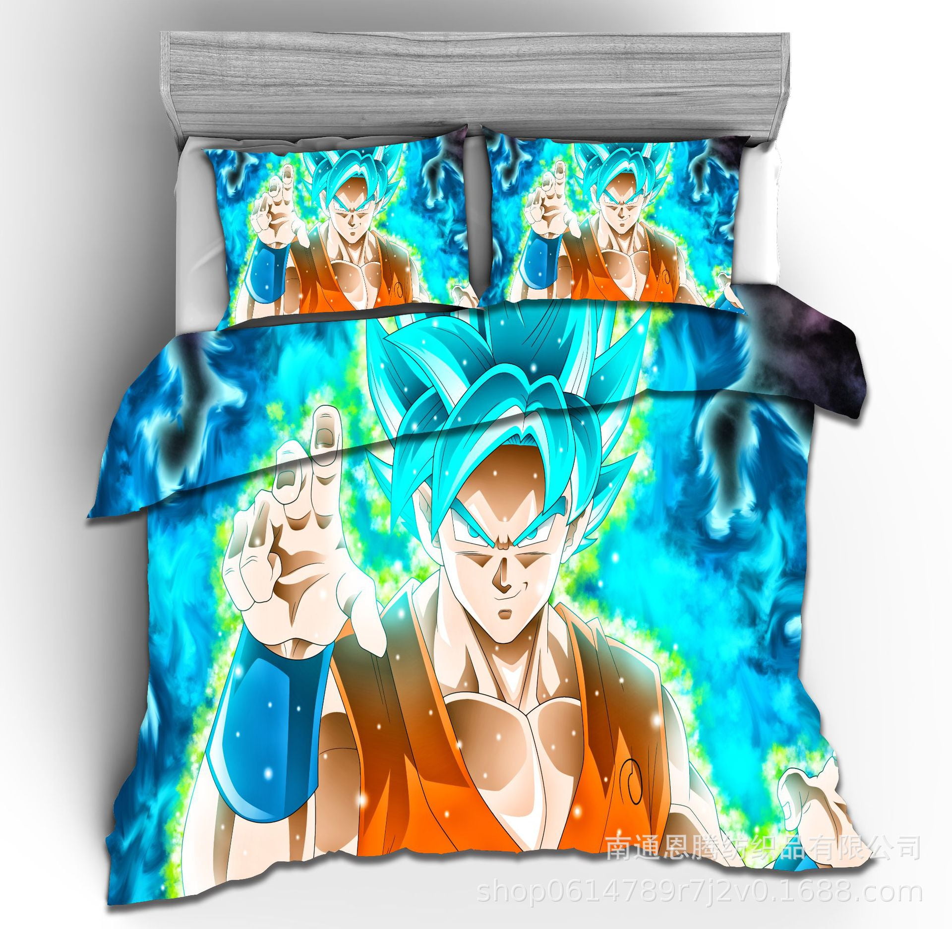 Dragon Ball Bedding 3 Set Vibrant Full-Color Anime Design with Dragon ...