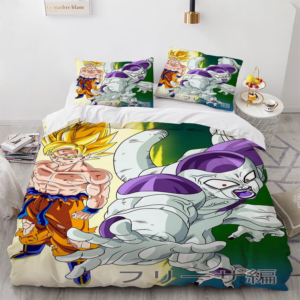 Dragon Ball Bedding 3 Set Vibrant Full-Color Anime Design with Dragon ...