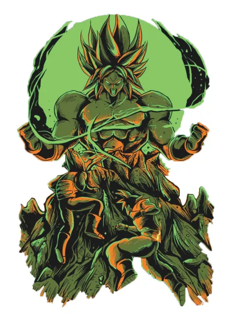 Dragon Ball Broly Power Stickers Phone Decal Water Bottle Stickers Car ...