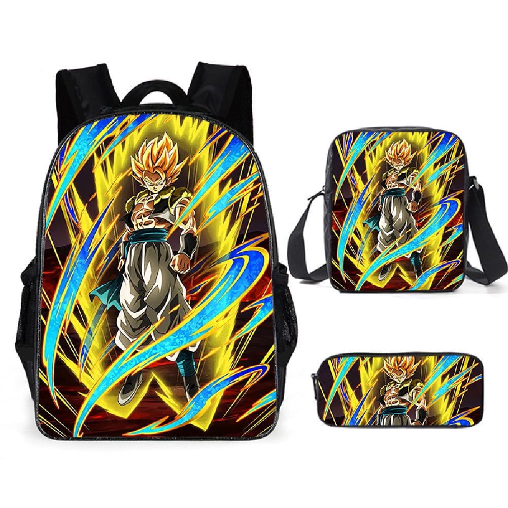 Dragon Ball Cartoon Peripheral Backpack Three-piece Set, Dragon Ball ...