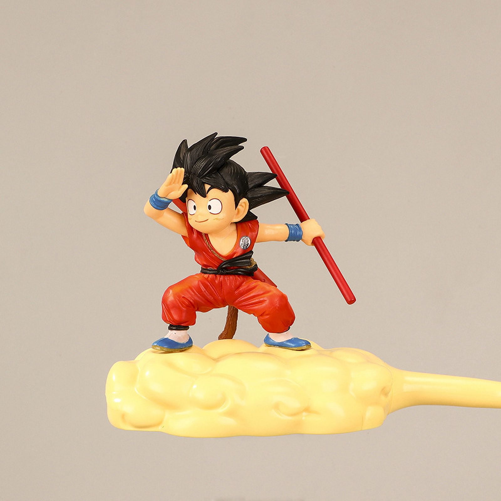 Dragon Ball Childhood Sun Wukong Flying On The Somersault Cloud In Red ...