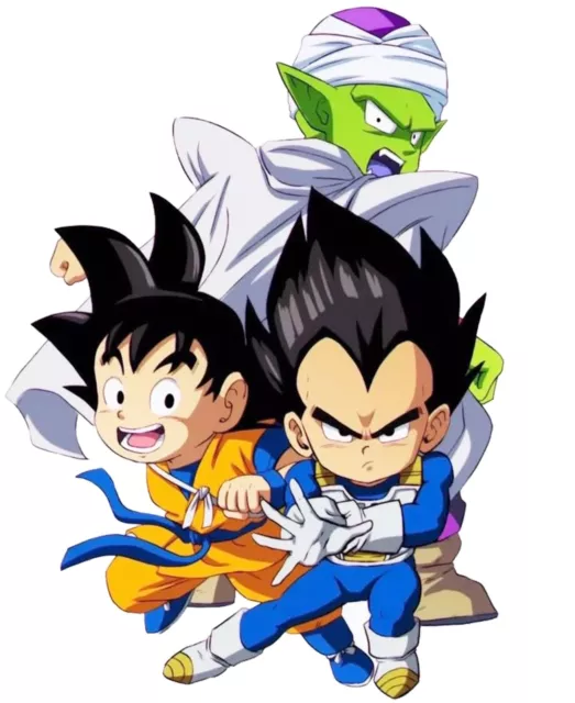 Dragon Ball Daima Kid Goku & Vegeta Piccolo Stickers Phone Decal Water ...