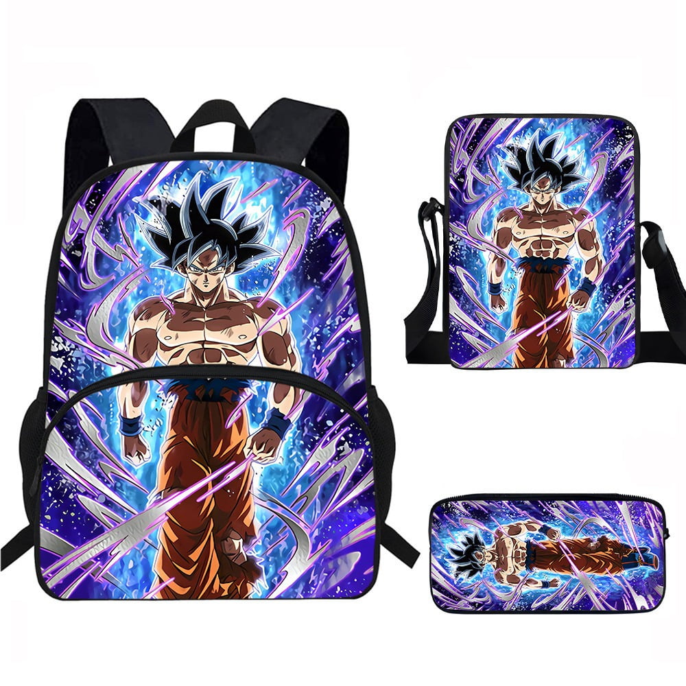 Dragon Ball Goku Backpack Anime Backpack Set 3D Print Casual Student ...