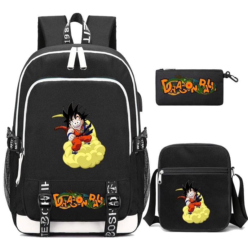 Dragon Ball Goku Backpack Anime Wukong Set Casual Student Peripheral ...