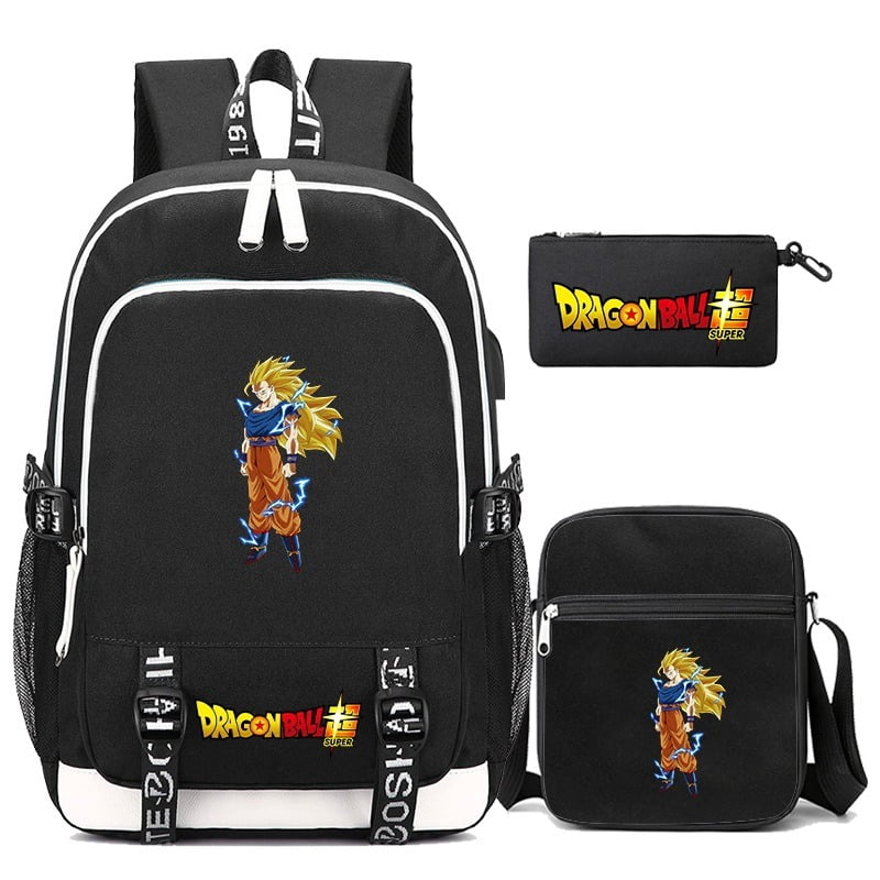 Dragon Ball Goku Backpack Anime Wukong Set Casual Student Peripheral ...
