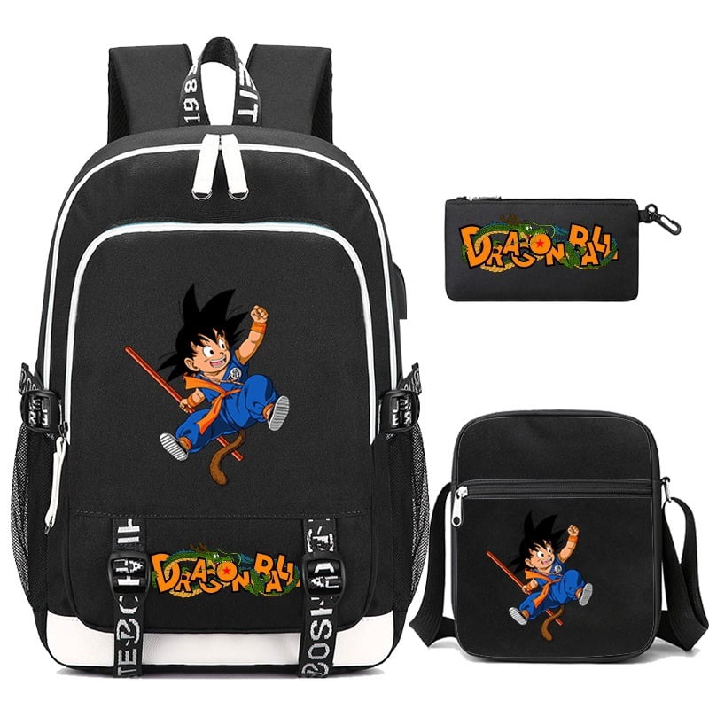Dragon Ball Goku Backpack Anime Wukong Set Casual Student Peripheral ...