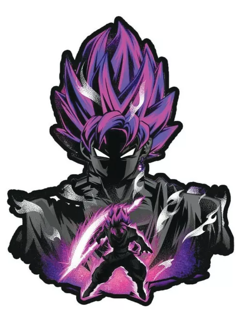 Dragon Ball Goku Black Shadow Stickers Phone Decal Water Bottle ...