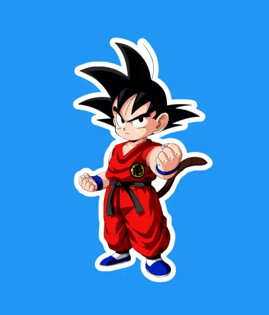 Dragon Ball Goku Die Cut Sticker Phone Decal Water Bottle Stickers Car ...