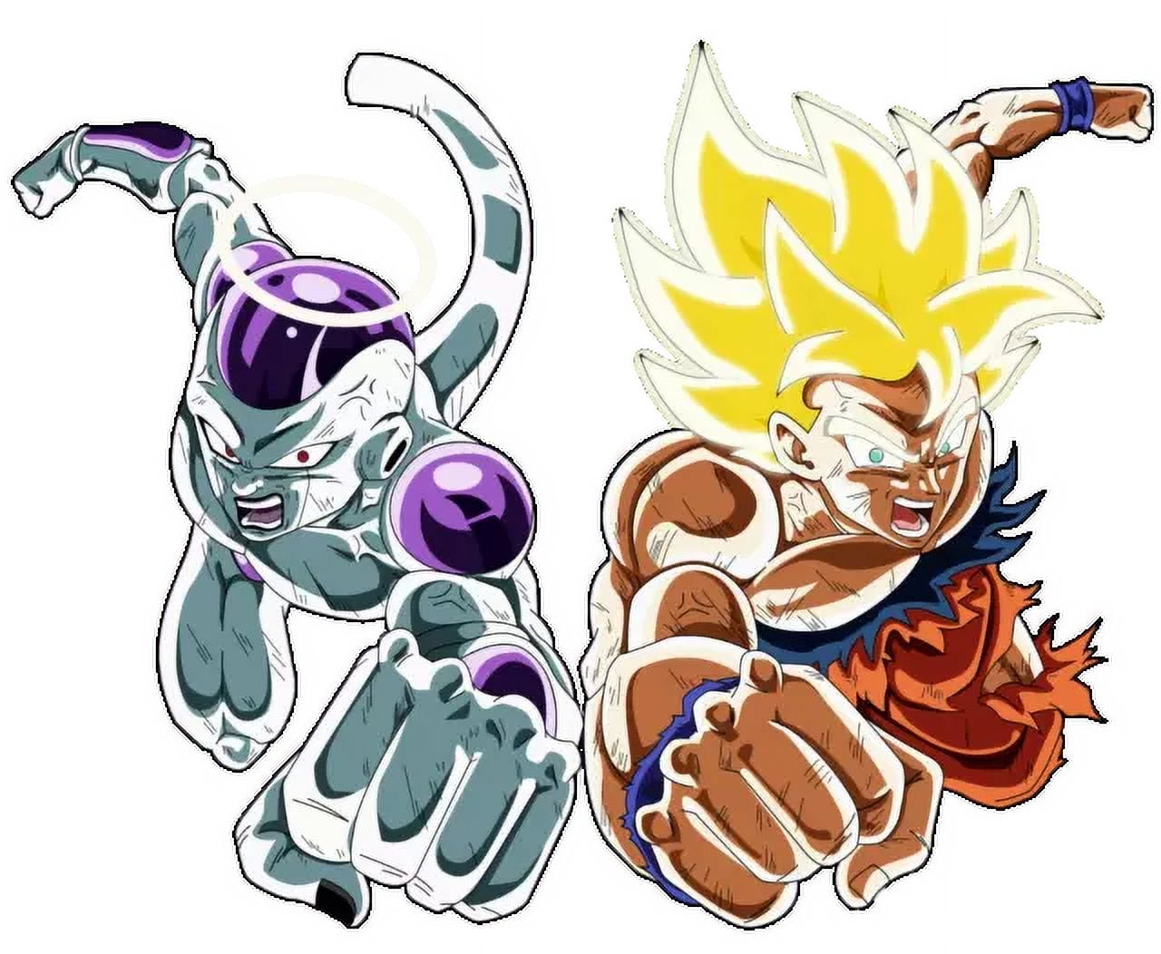 Dragon Ball Goku & Frieza Tag Team Stickers Phone Decal Water Bottle ...