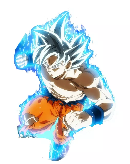 Dragon Ball Goku Instinct Power Up Stickers Phone Decal Water Bottle ...