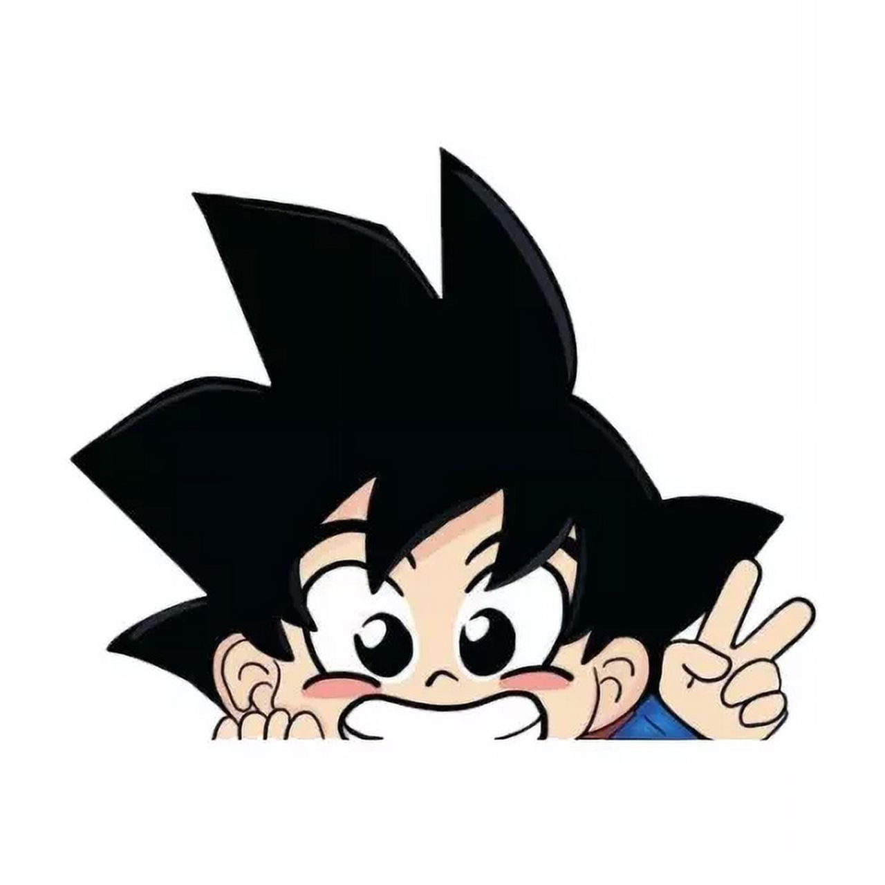Dragon Ball Goku Looking Stickers Phone Decal Water Bottle Stickers Car ...
