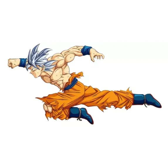 Dragon Ball Goku Ui Punch Stickers Phone Decal Water Bottle Stickers ...